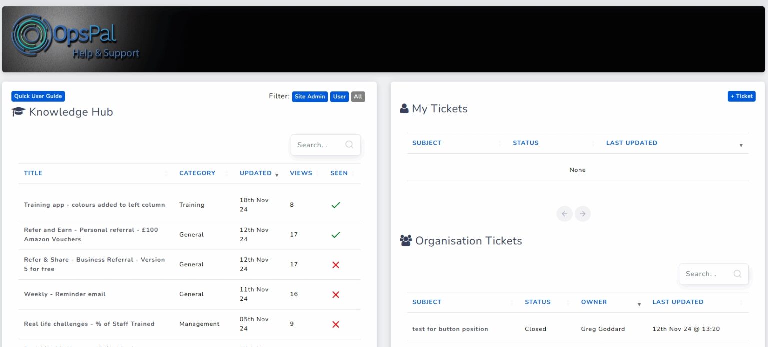 Support - OpsPal